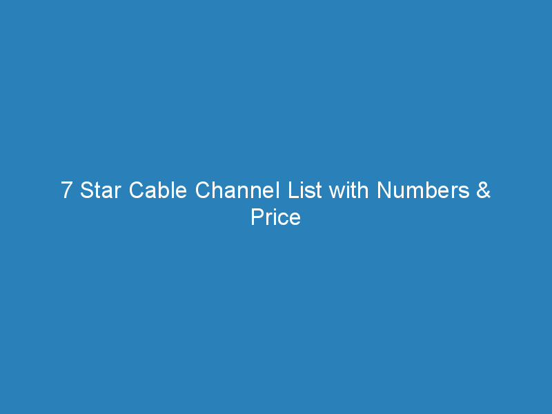 Singtel TV Channels List with Number 2022 [Singapore] - The Channels List