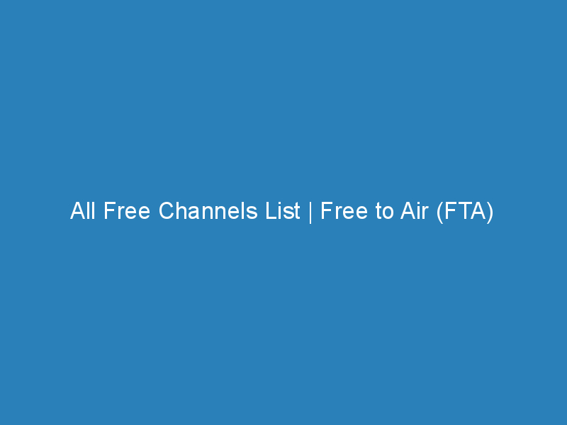 Hulu Live TV Channel List 2022 - The Channels List
